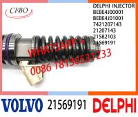 China Fuel Diesel Injector 21569191 BEBE4J00001 BEBE4J01001 21207143 21582103 7421207143 E3.18 for VOL MD11 EURO 5 HIGH POWE for sale