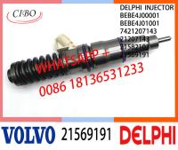 China Fuel Diesel Injector 21569191 BEBE4J00001 BEBE4J01001 21207143 21582103 7421207143 E3.18 for VOL MD11 EURO 5 HIGH POWE for sale