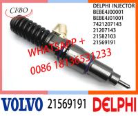 China Fuel Diesel Injector 21569191 BEBE4J00001 BEBE4J01001 21207143 21582103 7421207143 E3.18 for VOL MD11 EURO 5 HIGH POWE for sale