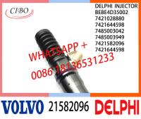 China Fuel Diesel Injector 21582096 BEBE4D35002 7421028880 7421644598 7485003042 21644598  E3.18 for REN-AULTT 11LTR EURO3 HI for sale