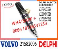 China Fuel Diesel Injector 21582096 BEBE4D35002 7421028880 7421644598 7485003042 21644598  E3.18 for REN-AULTT 11LTR EURO3 HI for sale