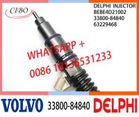 China 33800-84840 63229468 BEBE4D21002 Fuel engine Diesel Injector 33800-84840 BEBE4D21002 63229468 E3.18 for HYUNDAI L ENGINE for sale