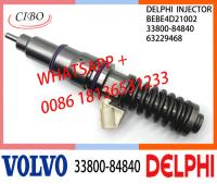 China 33800-84840 63229468 BEBE4D21002 Fuel engine Diesel Injector 33800-84840 BEBE4D21002 63229468 E3.18 for HYUNDAI L ENGINE for sale