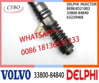 China 33800-84840 63229468 BEBE4D21002 Fuel engine Diesel Injector 33800-84840 BEBE4D21002 63229468 E3.18 for HYUNDAI L ENGINE for sale