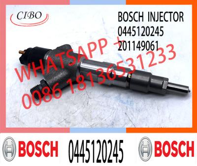 China Neutral fuel injector 0445120245 for Diesel Engine spare parts for Excavator for sale
