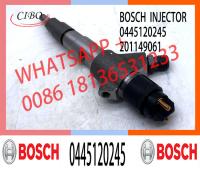 China Neutral fuel injector 0445120245 for Diesel Engine spare parts for Excavator for sale