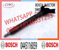 China Genuine and new common rail piezo injector 0445116019 diesel injector 580540211 504341488 0445116059 for sale