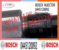 China High Quality New Diesel Fuel Injector 0445120092 Common Rail Injector 504 194 432 For  FLAT for sale