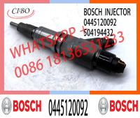 China High Quality New Diesel Fuel Injector 0445120092 Common Rail Injector 504 194 432 For  FLAT for sale