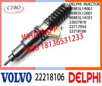 China Fuel engine Diesel Injector 22218106 22027810 22717954 BEBE5L14001 BEBE5L12001 BEBE5L14101 E3.5 for VOVLO MD16 US14 for sale