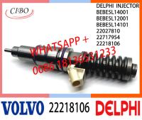 China Fuel engine Diesel Injector 22218106 22027810 22717954 BEBE5L14001 BEBE5L12001 BEBE5L14101 E3.5 for VOVLO MD16 US14 for sale