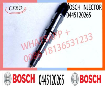 China Neutral New Genuine Common Fuel Injector 0445 120 265 0445120265 For Weichai WD10 Engine for sale