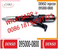 China Diesel Fuel Injector 095000-0800 For Komatsu PC450-7 WA470-5 for sale