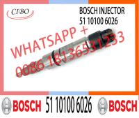 China fast dispatch diesel fuel injector 0445120031 51 10100 6026 for MAN truck for sale