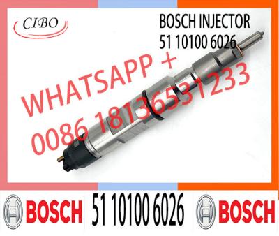 China fast dispatch diesel fuel injector 0445120031 51 10100 6026 for MAN truck for sale
