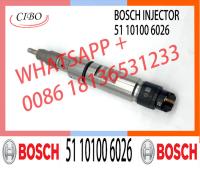 China fast dispatch diesel fuel injector 0445120031 51 10100 6026 for MAN truck for sale