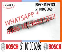 China fast dispatch diesel fuel injector 0445120031 51 10100 6026 for MAN truck for sale