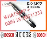 China on stock fuel injector 0445120030 51 10100 6035 for MAN TRUCK for sale