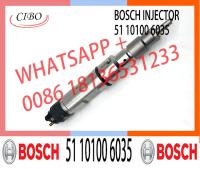 China on stock fuel injector 0445120030 51 10100 6035 for MAN TRUCK for sale
