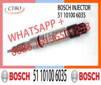 China on stock fuel injector 0445120030 51 10100 6035 for MAN TRUCK for sale