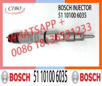 China on stock fuel injector 0445120030 51 10100 6035 for MAN TRUCK for sale