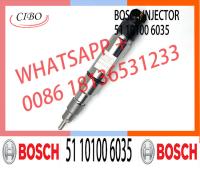 China on stock fuel injector 0445120030 51 10100 6035 for MAN TRUCK for sale