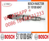 China fast dispatch fuel injector '0445120053 51 10100 6047 for MAN truck for sale