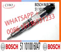 China fast dispatch fuel injector '0445120053 51 10100 6047 for MAN truck for sale