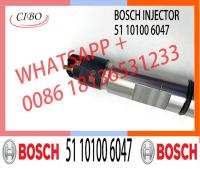 China fast dispatch fuel injector '0445120053 51 10100 6047 for MAN truck for sale