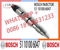 China fast dispatch fuel injector '0445120053 51 10100 6047 for MAN truck for sale