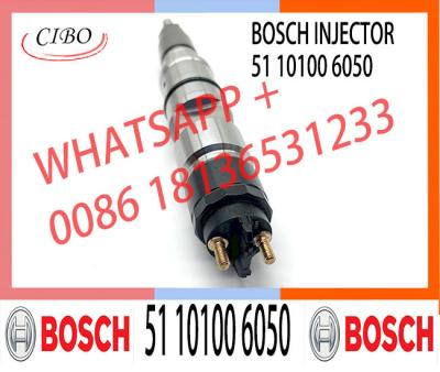 China High Quality New Common Rail Fuel Injector 0445120045 Diesel Fuel Injection Nozzle 51 10100 6050 For MAN /YOUNGMAN for sale
