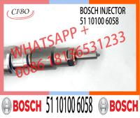 China New Diesel Engine Fuel Injector 0445120068 Common Rail Injector 0 445 120 068 51 10100 6058 For Man for sale