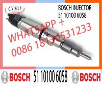 China New Diesel Engine Fuel Injector 0445120068 Common Rail Injector 0 445 120 068 51 10100 6058 For Man for sale