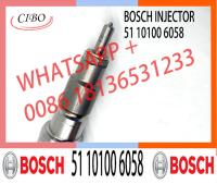 China New Diesel Engine Fuel Injector 0445120068 Common Rail Injector 0 445 120 068 51 10100 6058 For Man for sale