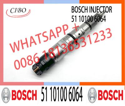 China Hot Sale New Common Rail Fuel Injector 0445120061 Diesel Fuel Injection Nozzle 51 10100 6064 For MAN for sale