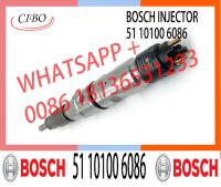 China ONLINE PAYMENT C.R.fuel injector 0445120148 0445120099 51 10100 6086 51.10100-6070 fit for MAN TEMSA TRUCK for sale