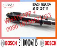 China RECOMMENDTION!!! C.R.fuel injector 0445120186 0445120308 0986435568 51 10100 6115 fit for MAN TRUCK for sale