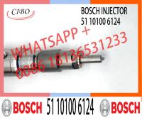 China good injector C.R.fuel injector 0445120220 0445120319 51 10100 6124 fit for MAN TRUCK for sale