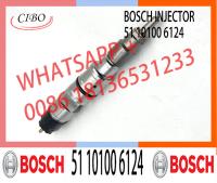 China good injector C.R.fuel injector 0445120220 0445120319 51 10100 6124 fit for MAN TRUCK for sale