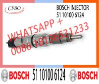China good injector C.R.fuel injector 0445120220 0445120319 51 10100 6124 fit for MAN TRUCK for sale