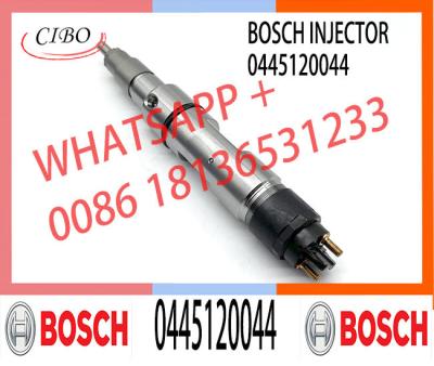 China Diesel spare parts boschs common rail fuel injector 0445120044 for MAN truck TGA-24-480 for sale