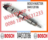 China Diesel Common Rail Injector 0445120186 Nozzle DLLA153P1831 Valve F00RJ02472 for German Mann Truck CRIN3-18 for sale