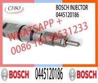 China Diesel Common Rail Injector 0445120186 Nozzle DLLA153P1831 Valve F00RJ02472 for German Mann Truck CRIN3-18 for sale