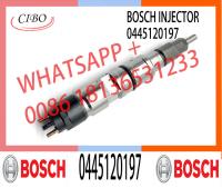 China Diesel fuel Injector assembly common rail injector 0445120197 for diesel engine for sale