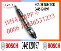 China Diesel fuel Injector assembly common rail injector 0445120197 for diesel engine for sale