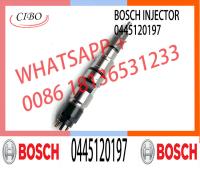 China Diesel fuel Injector assembly common rail injector 0445120197 for diesel engine for sale