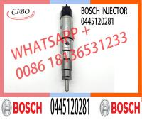 China high quality hot selling aly hine Diesel Common Rail Injector 0445120281 Nozzle DLLA145P2158 Valve FOORJ02410 for sale