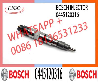 China 0445120316 Durable engine parts diesel common rail injector fuel 0445120316 For Truck for sale