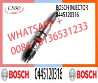 China 0445120316 Durable engine parts diesel common rail injector fuel 0445120316 For Truck for sale