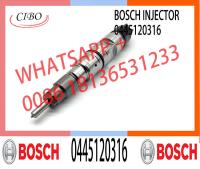 China 0445120316 Durable engine parts diesel common rail injector fuel 0445120316 For Truck for sale